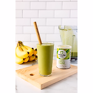 Matcha Love Culinary Matcha 3.5 Ounce Finely Milled Green Tea Leaves, Japanese Style Matcha Powder