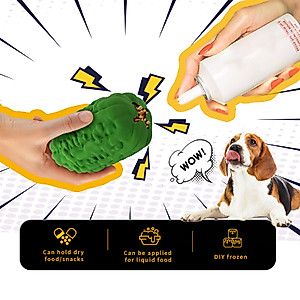 Dog Toys- eco Rubber Toys-Waste Poop Bags-Toy Bag- Medium and Large Breeds-Interactive Dog Toys for Large Dog