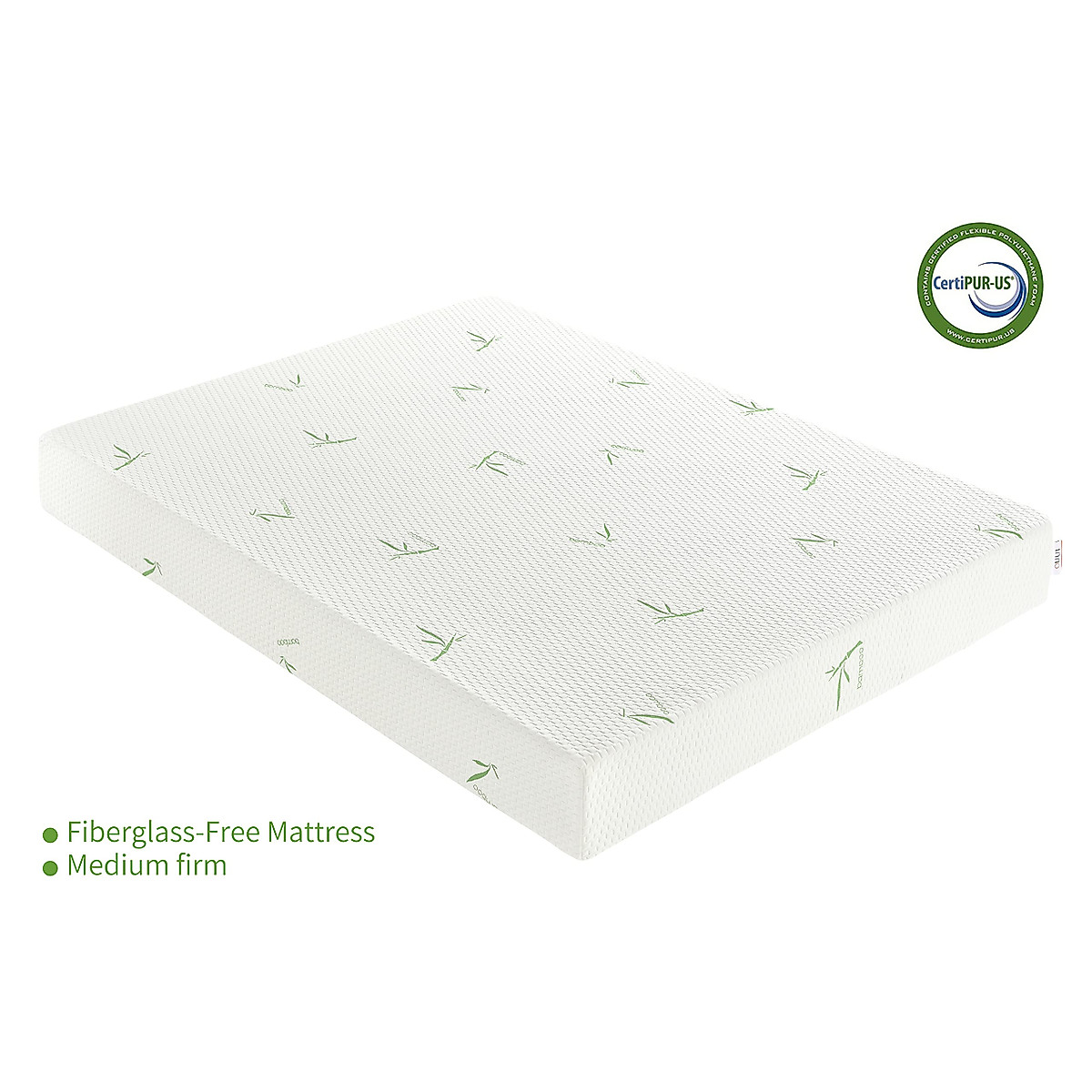 OUUI Twin XL Mattress, 6 Inch Memory Foam Mattress in a Box for Kids with Breathable Bamboo Cover, Medium Firm Gel Mattress for Bunk Bed, Trundle Bed, CertiPUR-US Certified