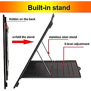 A3 Diamond Painting Light Pad with Built-in Stand, Hawanik A3 Large LED Tracing Light Box with Stand for Vinyl Weeding Drawing