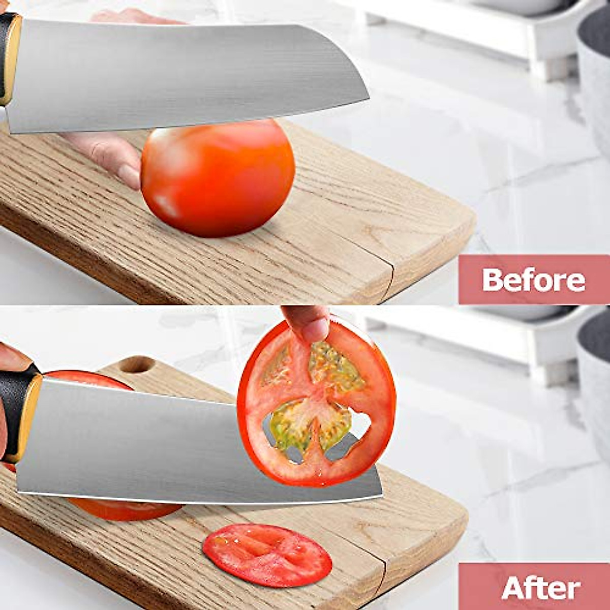 Secura Electric Knife Sharpener, 2-Stage Kitchen Knives Sharpening System Quickly Sharpening