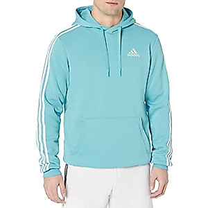 adidas Men's Essentials Fleece 3-stripes Hoodie, Preloved Blue, XX-Large