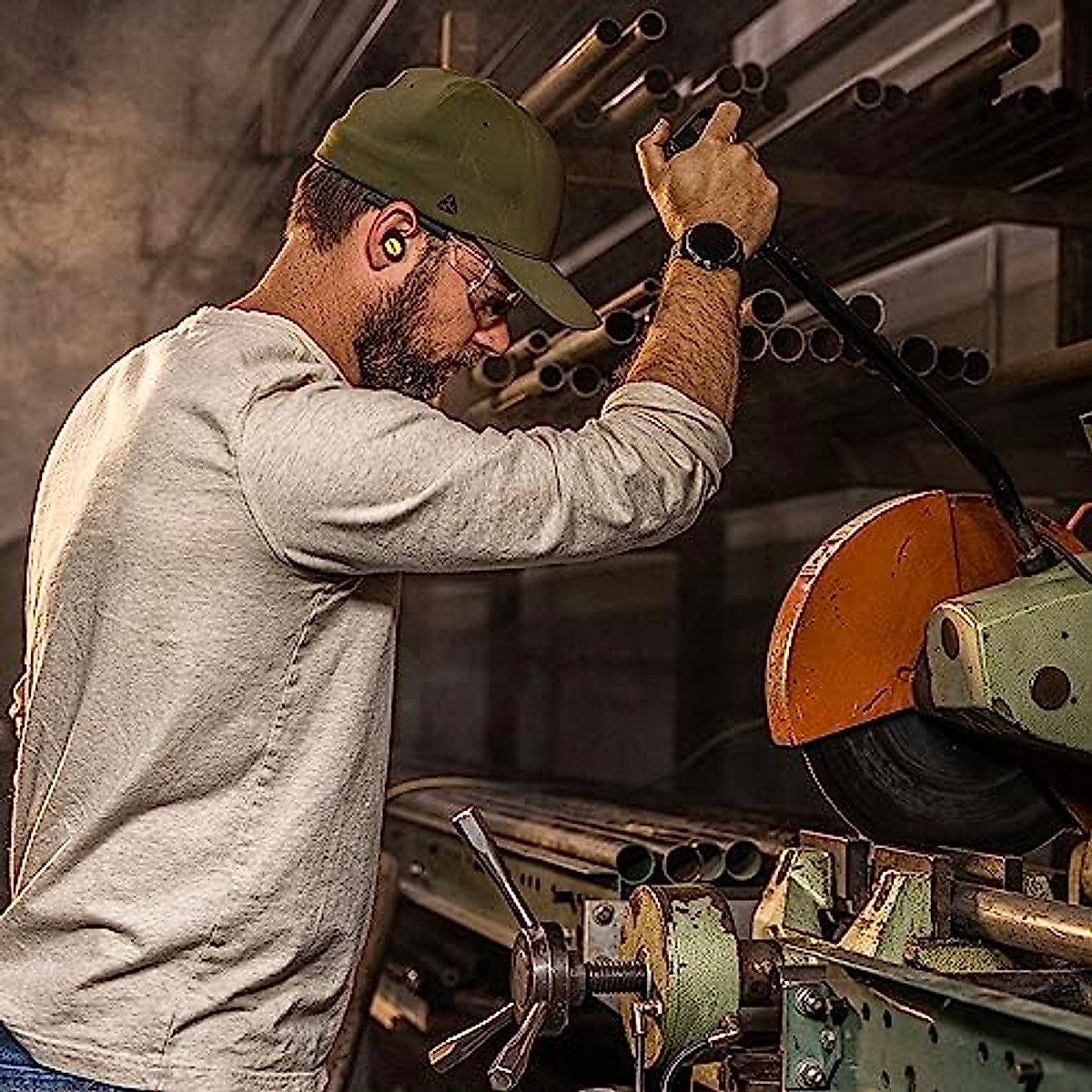 ISOtunes FREE 2.0 Listen Only: True Wireless Bluetooth Hearing Protection, No Microphone (For Workplace Compliance), Improved 25 dB Noise Reduction Rating, 79 dB Audio Output, OSHA Compliant