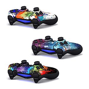 SKINOWN Skin Sticker Protective Cover for PS4 PlayStation Controller Three Styles 2 (3 Pieces)