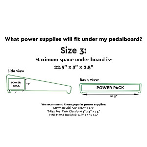 Ruach Carnaby St 3 Large Hardwood Pedalboard for Guitar Effects Pedals