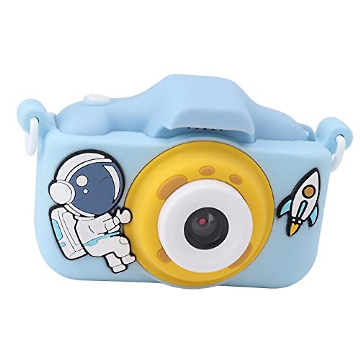 Jopwkuin Kids Camera, HD Digital Camera Timing Video Recording Multi Photo Frame AI Face Recognition 20MP for Boys and Girls Gift (Blue)