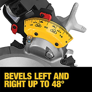 DEWALT Miter Saw, Double-Bevel, Compound, 12-Inch, 15-Amp (DWS716)