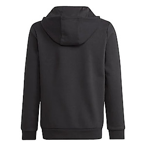 adidas Originals Kids' Adicolor Hoodie, Black/White, Medium