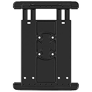 RAM Mounts Tab-Tite Universal Spring Loaded Holder for 8" Tablets with Case RAM-HOL-TAB12U Compatible with RAM B 1" and C 1.5" Size Round Ball Bases