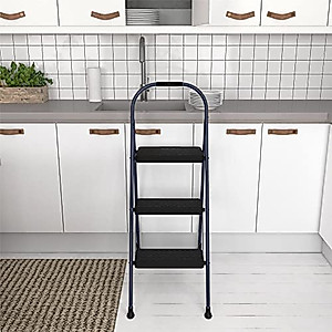 COSCO 11448NVY1E Big Step Stool, 225 lb. Weight Capacity, ANSI Type II, 3