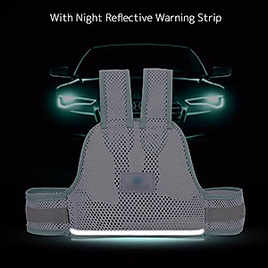 MOCOHANA Childrens Motorcycle Safety Harness Breathable Mesh Adjustable Kids Safety Seat Strap Carrier for Bike Riding Reflective, Green