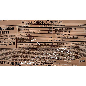 Cheese Pizza Slice MRE / 12 Pack Made September 2023/2026 Inspection Date