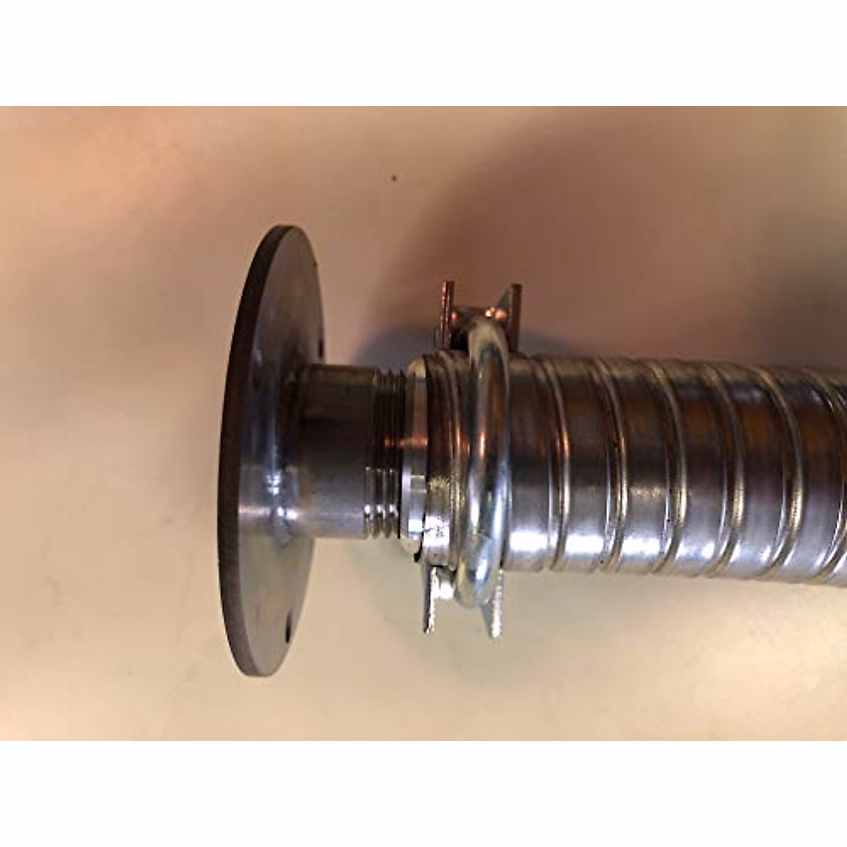 GenExhaust for Champion Generator 3-Hole Round #72 Cover Plate 1-1/2" Steel Exhaust Extension 5 Foot Length