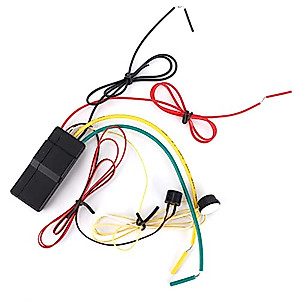 Weojeviy Car Security System, Anti Theft, 2.4GHZ Engine Immobilizer Anti Hijacking Alarm System Intelligent Circuit Cut Off Universal for DC12V Vehicles