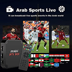 2023 New Arabic IPTV Arab Box. Quad Core ARM Cortex A53 4k Video Supported
