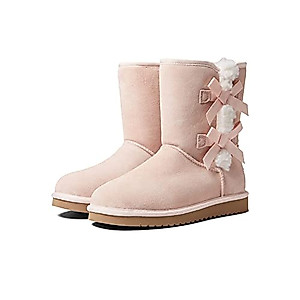 Koolaburra by UGG Women's Victoria Short Fashion Boot, Peach Whip, 9