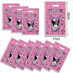 SUTRADHAR 30pcs kuromi Birthday Party Gift Bags Candy Bags Goody Bags,kuromi Birthday Party Supplies Decorations (Bag4)