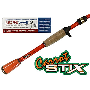 Carrot Stix Casting PRO Wild Wild Orange Fishing Rod (7' 0" Medium Heavy)