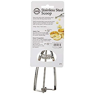 Norpro Stainless Steel Scoop, 25MM (.5 Tablespoon)
