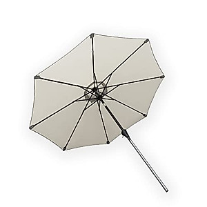 Garden lucky 9ft Patio Umbrella Replacement Canopy Market Umbrella Top Outdoor Umbrella Canopy for 8 Ribs Umbrella Beige