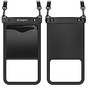 [Up to 10"] Large Waterproof Phone Pouch Bag - 2Pack, Waterproof Case Compatible with iPhone 14 Pro Max/13/12/11/XR/X/SE/8/7,Galaxy S22/S21 Google, IPX8 Cellphone Dry Bag Beach Vacation Essentials
