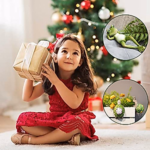 DiliComing Frog Décor Gift for Kids - 7“ Resin Frog Fairy Garden Décor, Frog Gifts for Teenagers, Frog Statue for Planters…