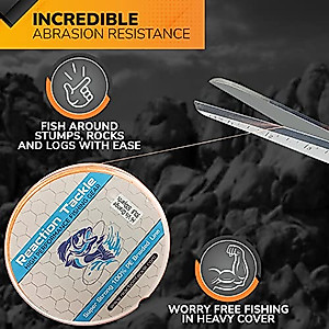 Reaction Tackle Braided Fishing Line Green Camo 10LB 150yd