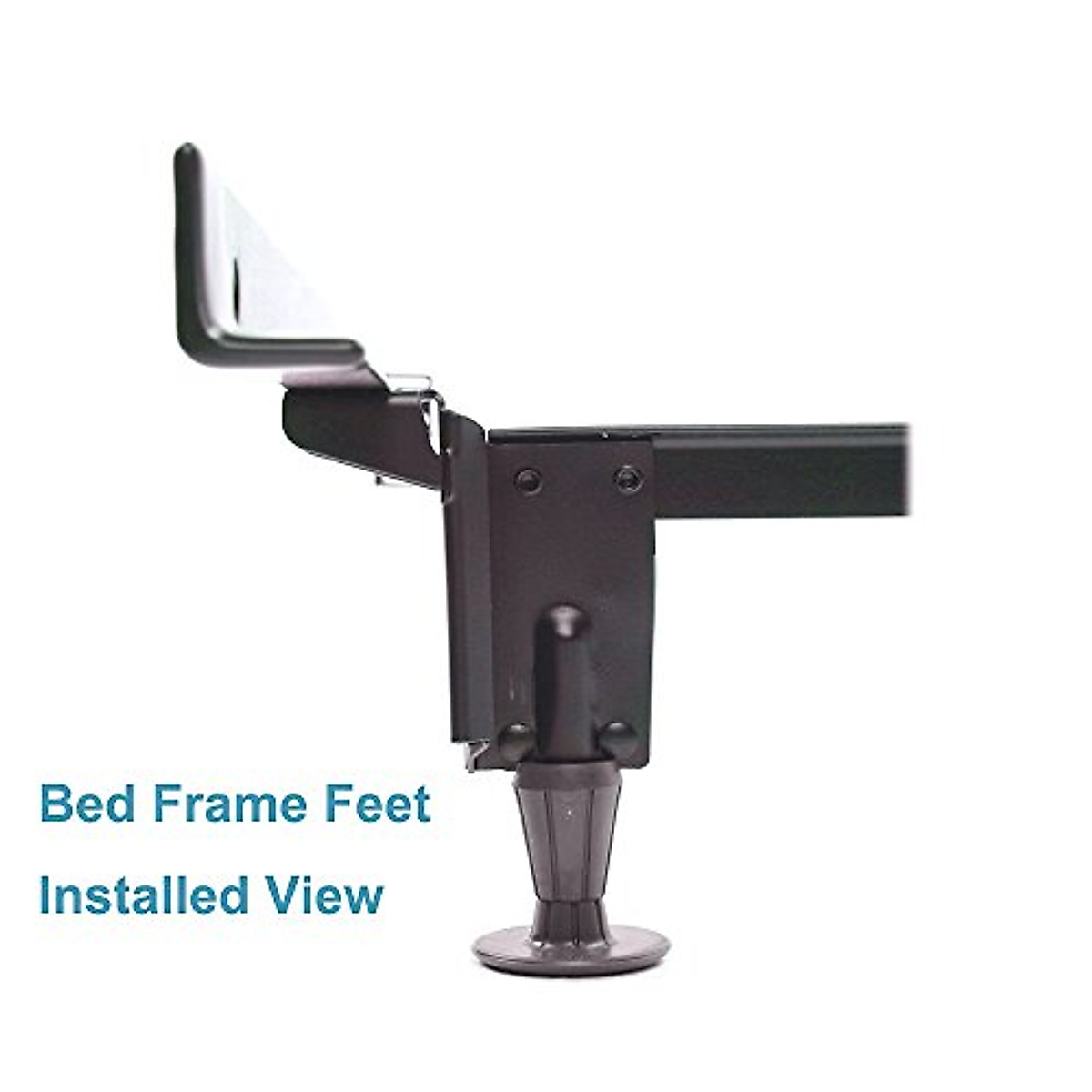 Home's Place Replace Wheels on Bed Frame with These Sturdy Bed Frame Feet Replacement. Keep Bed from Moving. Heavy Duty Bed Frame Feet. Set of 6