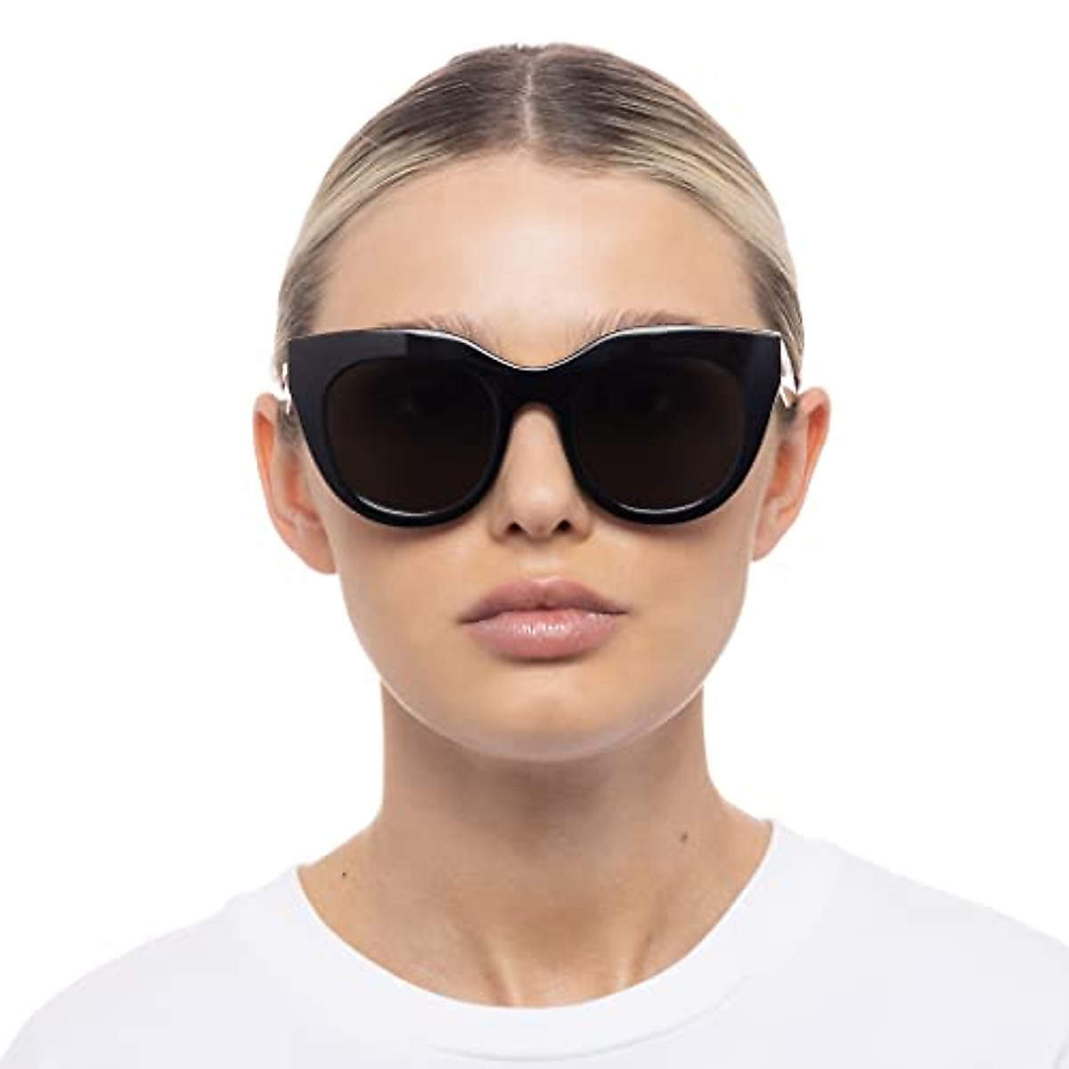 Le Specs Women's AIR HEART Sunglasses Black