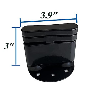 TARKII Gasoline Pack Mount for 2 Gallon Fuel Container and Water Container, Black, 1 pcs fuel mount