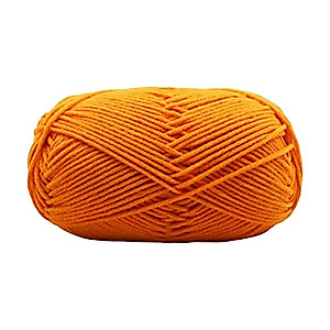 2 Set Knitting Wool Yarn Professional Ultra Soft Needlework DIY 4Ply Milk Cotton Crochet Knitted Yarn for Home Crochet Knitted Yarn