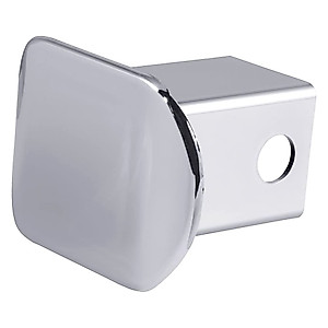 CURT 22170 Chrome Plastic Trailer Hitch Cover, Fits 2-Inch Receiver