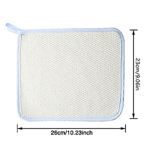 6 Pack Exfoliating Face Body Wash Cloth Towel, Soft-Weave Scrub Towel Cloth Beauty Skin Home Massage Bath Cloth for Skin Care, Shower Scrubber
