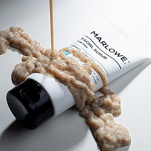 MARLOWE. No. 123 Men's Facial Moisturizer and No. 122 Facial Scrub Skincare Pack | Exfoliating Face Wash and Lightweight Daily Face Cream | Suitable for Dry and Oily Skin | Natural Ingredients