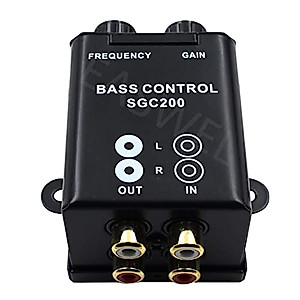 Car Audio Amplifier Subwoofer Bass RCA Level Remote Volume Control Knob Boss