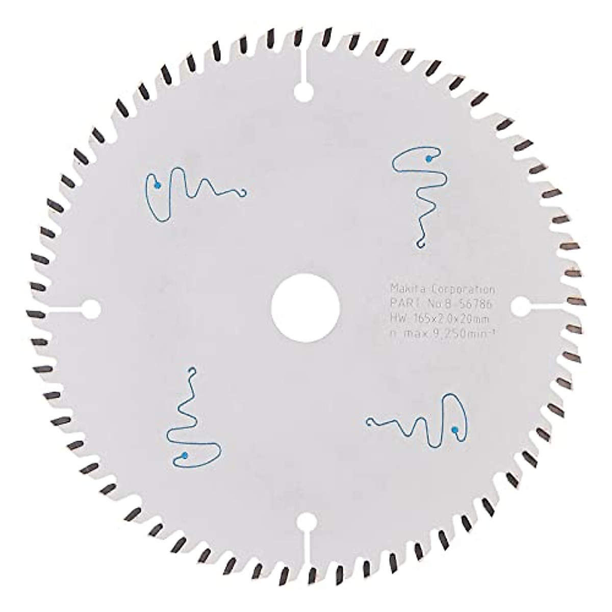 Makita A-99982 6-1/2" 60T (ATB) Carbide-Tipped Cordless Plunge Saw Blade