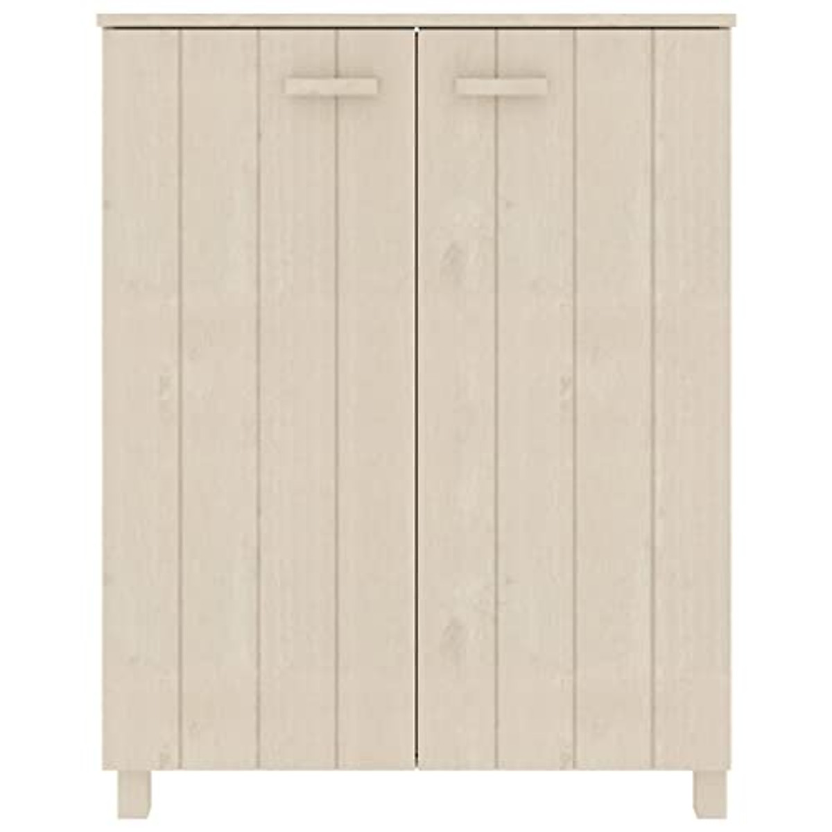 imasay Shoe Cabinet Honey Brown 33.5"x15.7"x42.5" Solid Wood Pine