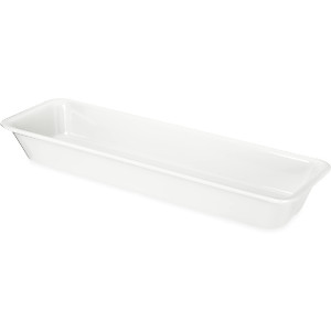 Carlisle FoodService Products 5552837 Balsam Melamine Half-Size Long Food Pan, Bavarian Cream