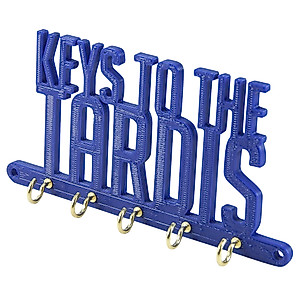 Dr. Who Doctor Who Tardis Key Rack Key Holder Jewelry Organizer 6" x 3" x 3/16"