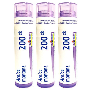 Boiron Arnica Montana 200ck Homeopathic Medicine for Muscle Pain and Stiffness - 3 Count (Pack of 1) (240 Pellets)