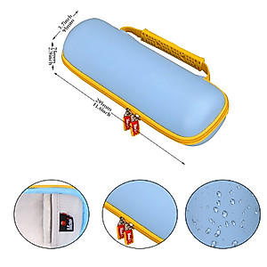 Mchoi Hard Carrying Case Fits for Otamatone Japanese Character Electronic Musical Instrument Portable Synthesizer by Cube/Maywa Denki, Lightweight and Waterproof Automatone Instrument Holder