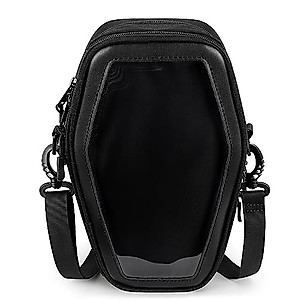 STEAMEDBUN Ita Bag Coffin Purse Bag with Insert Gothic Crossbody Bag for Halloween