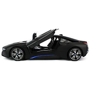 Modern-Depo Officially Licensed RC Vehicles Scale 1:14 w/Open Doors by Rastar (Black)