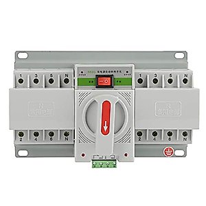220V 63A Automatic Transfer Switch, Mini Intelligent Dual Electronic Power Circuit Breaker (4P)