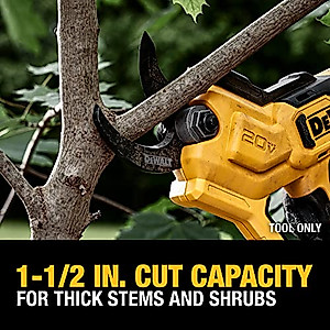 DEWALT 20V MAX Pruning Shears Garden Tool, Cordless, Bare Tool Only (DCPR320B)