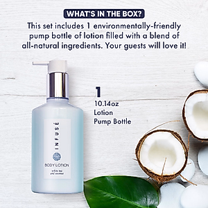 Terra Pure Infuse Lotion, Retail Size Hotel Amenities, 10.14 oz. (Single)