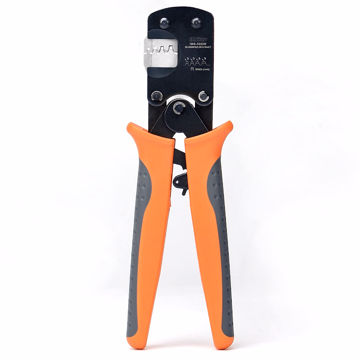 iCrimp IWS-3220M Micro Connector Pin Crimping Tool 0.03-0.52mm² 32-20AWG Ratcheting Crimper for D-Sub,Open Barrel suits Molex,JST,JAE