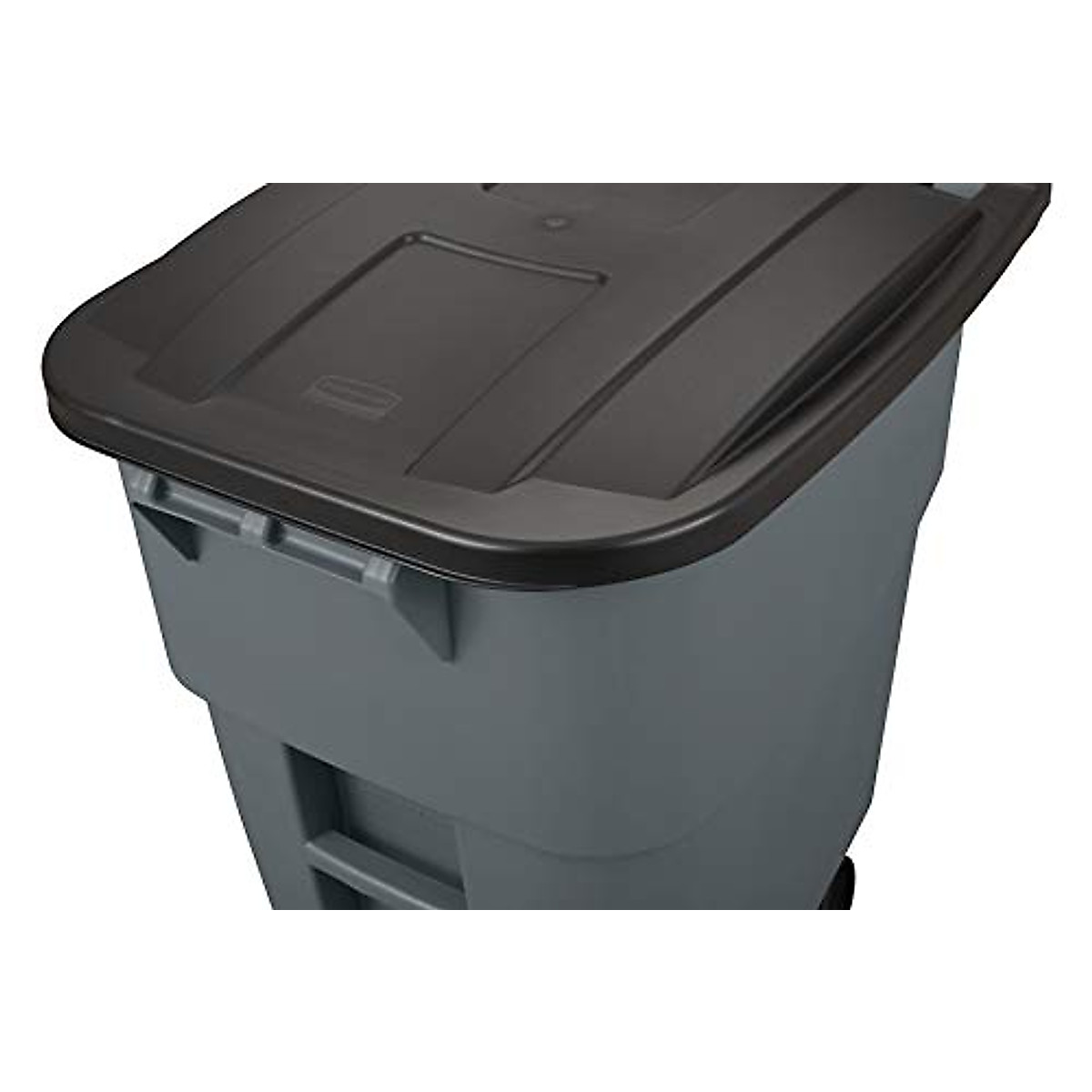 Rubbermaid Commercial Products BRUTE Rollout Trash/Garbage Can/Bin with Wheels, 50 GAL, Blue, for Restaurants/Hospitals/Offices/Back of House/Warehouses