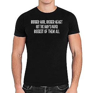 Love Your Roots, Love Your Family, Show It - Famous Family Quote On Women - Bigger Hair, Bigger Heart But The Baby's Diaper Of Them All Men Women Black T-shirt