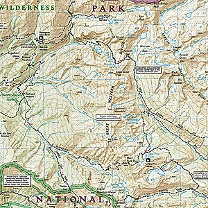 Sequoia and Kings Canyon National Parks Map (National Geographic Trails Illustrated Map, 205)